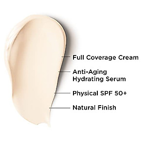 IT Cosmetics Your Skin But Better CC+ Cream, Fair - Color Correcting Cream, Full-Coverage Foundation, Hydrating Serum & SPF 50+ Sunscreen - Natural Finish - 1.08 fl oz