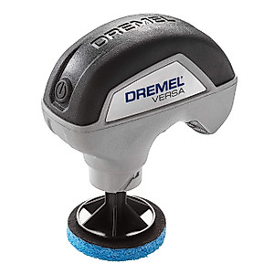 Dremel PC10-05 Versa 4-Volt Cordless Lithium-Ion Max Power Scrubber Automotive Cleaning Tool Kit - Includes 4 Pads, Bristle Brush, Splash Guard, and Charger