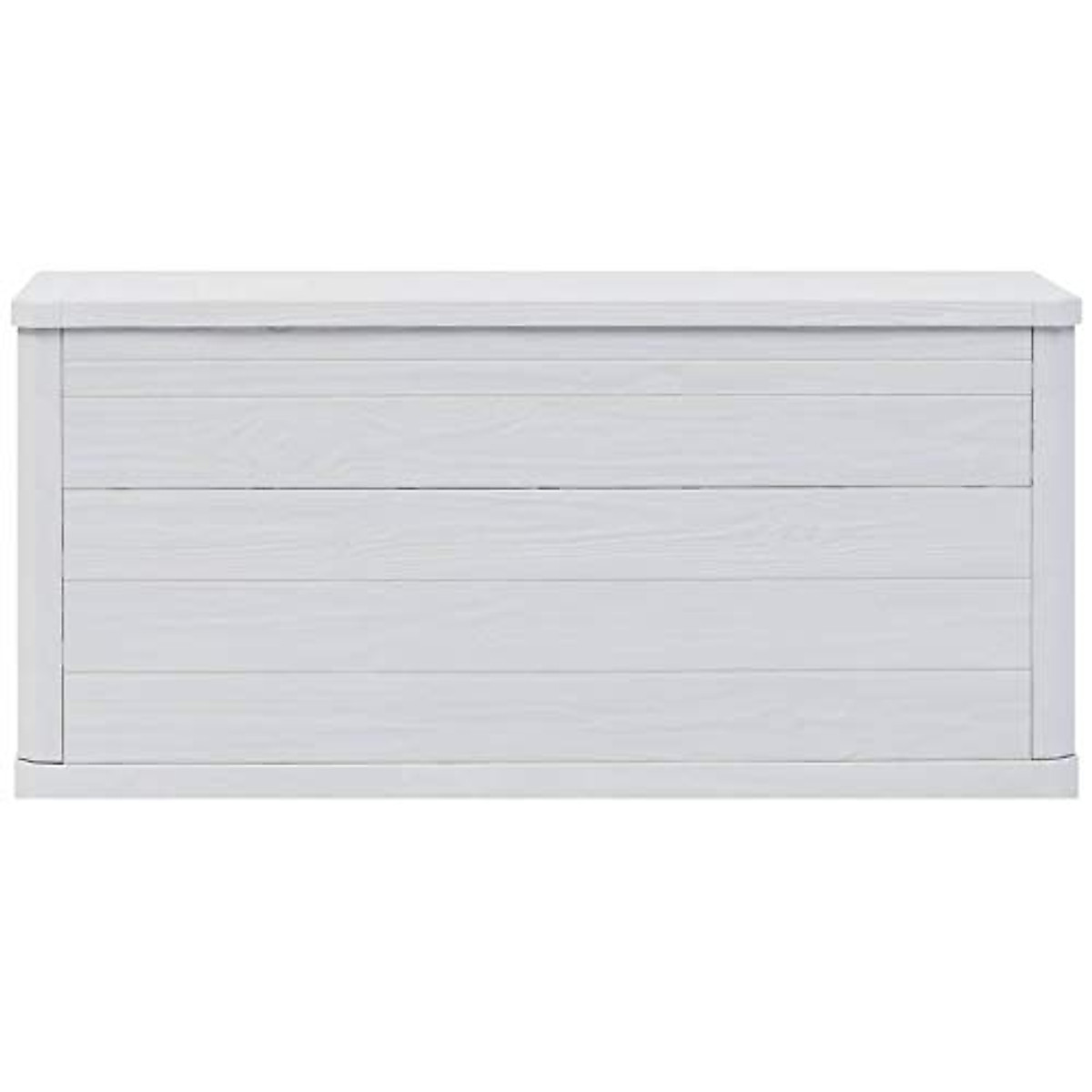 Tidyard Garden Storage Deck Box Plastic 74 Gal Lockable Garden Container Cabinet Toolbox for Patio, Lawn, Poolside, Backyard Outdoor Furniture 46.1 x 17.7 x 22 Inches (W x D x H)