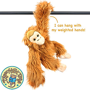 TigerHart Ornaldo The Orangutan Monkey - 19 Inch (with Hanging Arms Outstretched) Stuffed Animal Plush Chimpanzee