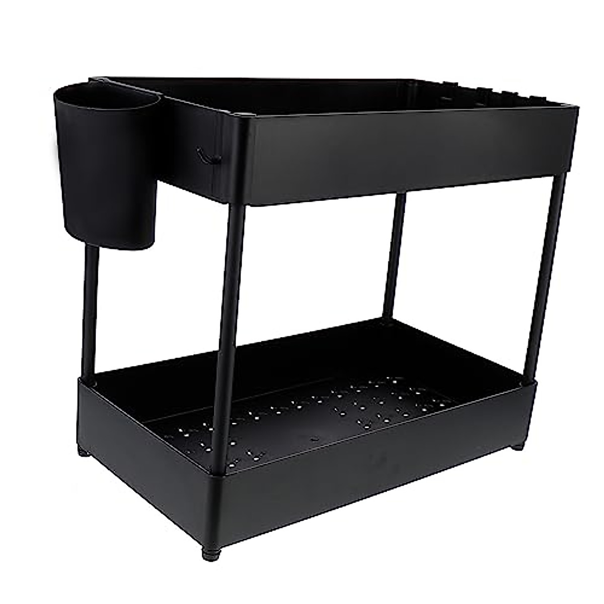 LABRIMP Under Sink Rack Storage Rack Metal Storage Shelf Metal Organizer Shelf Shower Storage Shelf Desk Topper Shelf Shampoos Lotion Holder Bathroom Storage Rack Kitchen Supplies