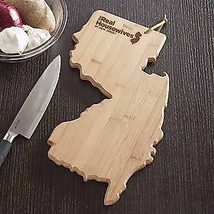 The Real Housewives of New Jersey - New Jersey Shaped Cutting Board