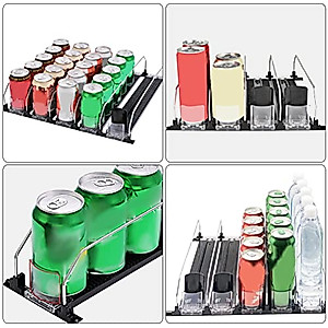 Cabilock Fridge Organizer Vending Machine Beverage Drinking Automatic Pusher Soda Can Organizer for Refrigerator Drink Dispenser for Shop Freezer Organizer Vending Machine