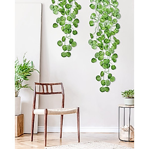 Omldggr 3 Pieces Artificial Hanging Plants Artificial Hanging Vine for Indoor Outside Home Garden Office Decor