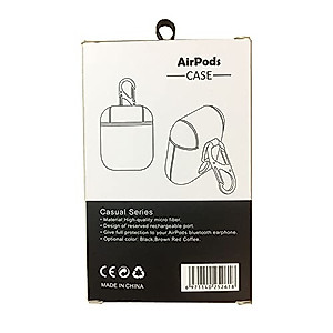 Jaustee Friends_tv_Show Airpods Case, Shockproof Protective Soft Cute Skin Case Cover for AirPods 1st2nd Accessories Compatible with Apple AirPods for Digital Product Enthusiasts (Black)