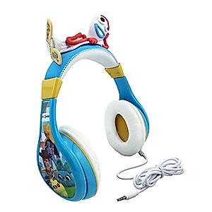 Kids Headphones for Kids Toy Story 4 Forky Adjustable Stereo Tangle-Free 3.5Mm Jack Wired Cord Over Ear Headset for Children Parental Volume Control Kid Friendly Safe Perfect for School Home Travel