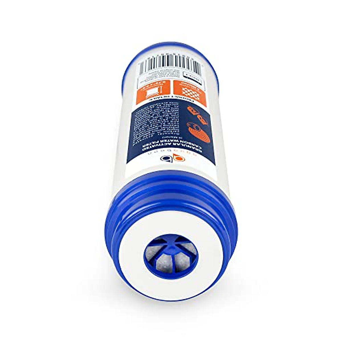 Aquaboon Universal 10 x 2.5 inch Coconut Shell GAC Cartridge | 5 Micron Granular Activated Carbon Water Filter Replacement | Compatible with C-10, WFPFC9001, AP117, GAC-10, FXUTC, D-20A, GAC1, 4 Pack