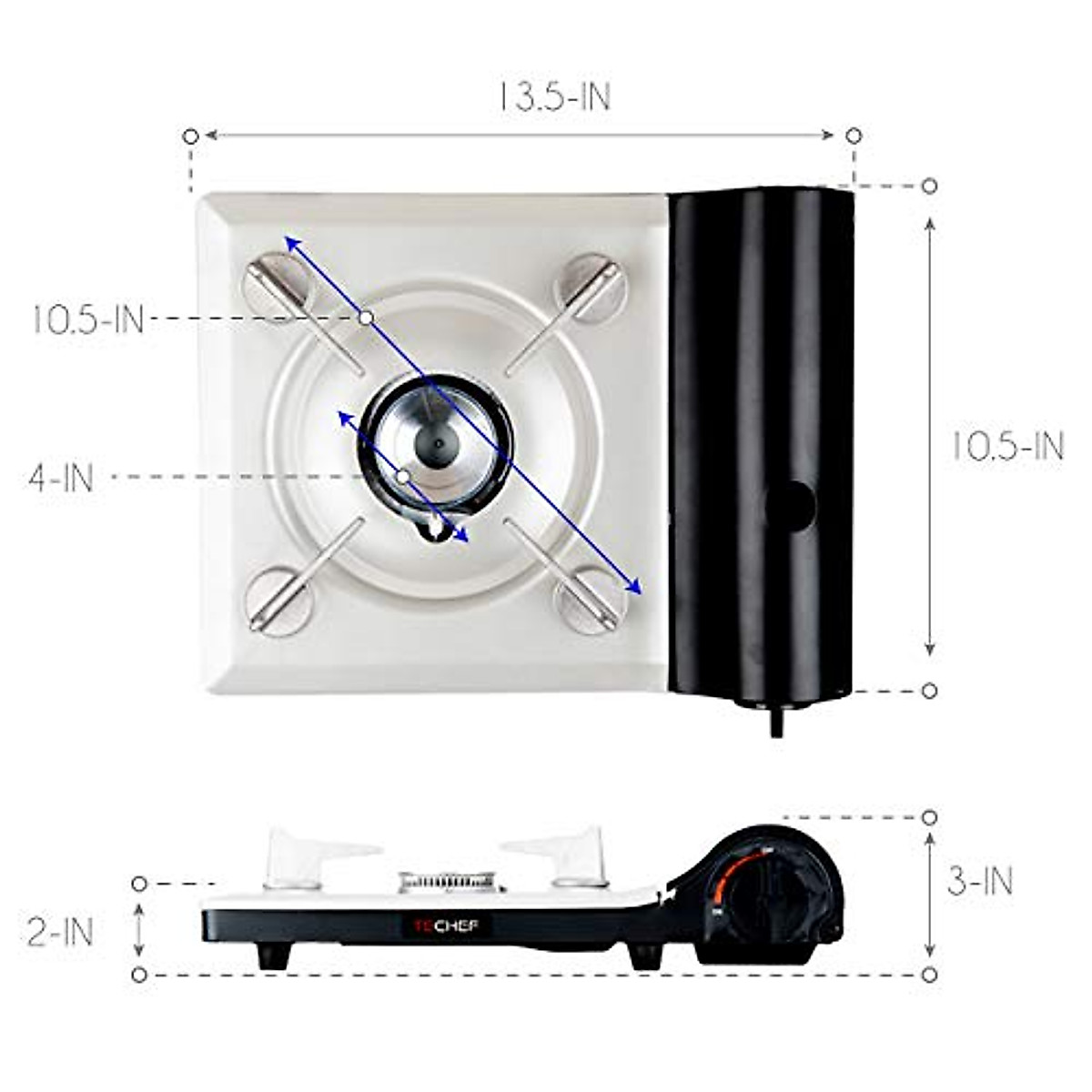 TECHEF - AGNI Portable Butane Gas Stove Burner, Made in Korea
