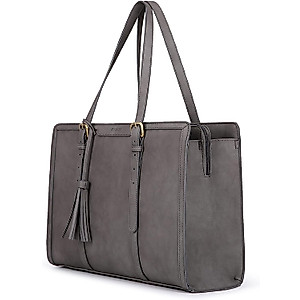 ECOSUSI Laptop Tote Fits Up to 15.6 Inch Briefcase for Women Office Handbags large Capacity with 3 Layer Compartments
