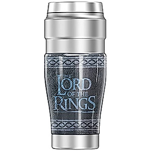 THERMOS The Lord of The Rings Tree Of Gondor Sigil STAINLESS KING Stainless Steel Travel Tumbler, Vacuum insulated & Double Wall, 16oz