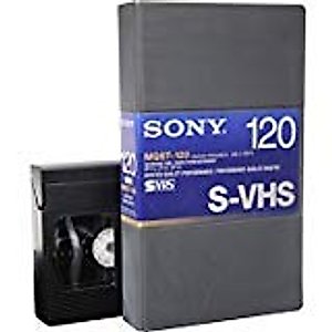 SONY SVHS S-VHS MQST-120 Color ST-120 Broadcast Videocassette Super VHS