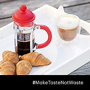 BODUM Caffettiera 3 Cup French Press Coffee Maker, White, 0.35 l, 12 oz