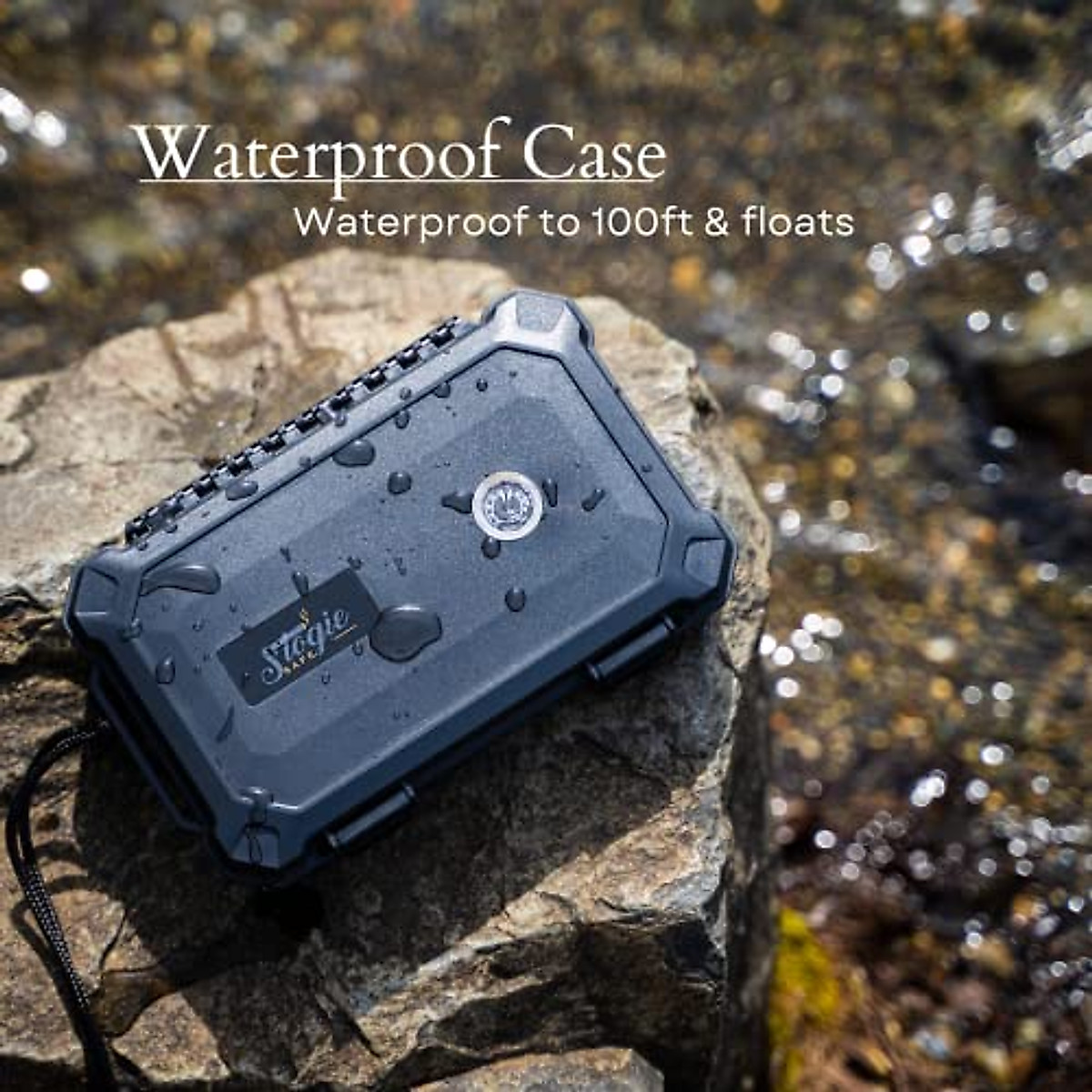 Stogie Safe Travel Humidor Cigar Case Travel - Fits up to 11 Cigars- Waterproof Crushproof Cigar Cases for men | cigar travel humidor case for cigar humidors travel