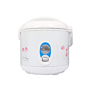 TRC-04 Cool Touch 5-Cup Rice Cooker and Warmer with Steam Basket, White