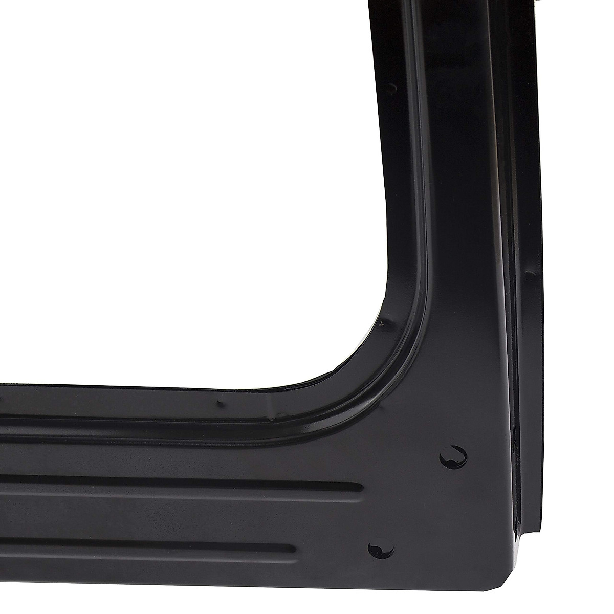 KUAFU Front Windshields Frame Steel Compatible with 1987-1995 Jeep Wrangler YJ (Replace for CH1280101 55174576)