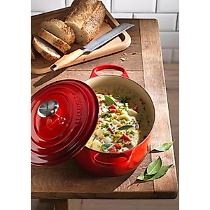 Le Creuset Cast Iron Signature Oval Casserole, 27cm, Cherry Red