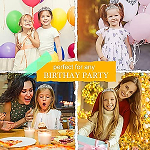 Vovii Tiaras and Crowns for Girls Headband Princess Tiaras for Little GIrls Birthday Pageant Cosplay Prom Princess Silver Crown for Girl's Decorations