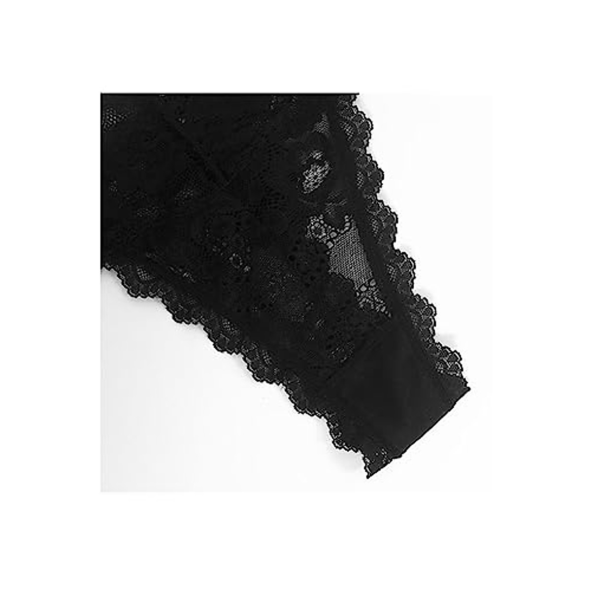 Banamic Thongs for Women Seamless Underwear Lace Panties Thong