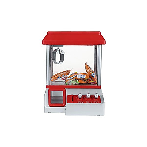 PowerTRC Claw Machine Toy Arcade Game with Sound, Mini Carnival Games Fun Candy Toy Grabber Dispenser Vending Toy for Boys Girls Kids (Size: 13.75in x 10in)