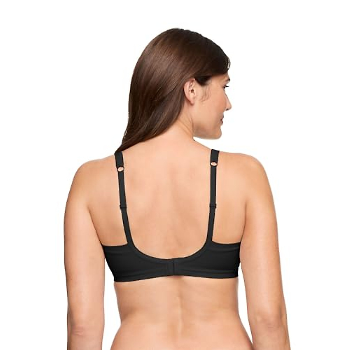 Warner's womens Easy Does It Underarm Smoothing With Seamless Stretch Wireless Lightly Lined Comfort Rm3911a Bra, Rich Black, Large US