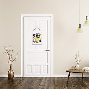 WhatSign Easy Peasy Lemon Squeezy Sign 8"x12" Lemon Saying Signs Wall Plaque,Lemon Kitchen Home Decor Signs,Lemon Decor Signs for Home Kitchen Garden Farmhouse Bar Coffee Shop