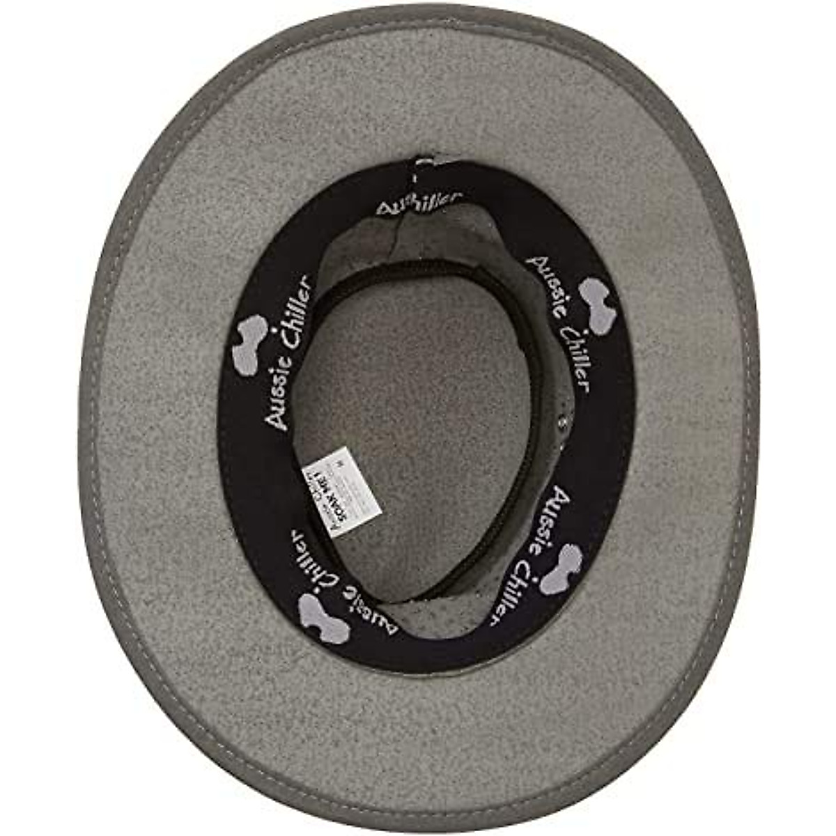 Aussie Chiller Outback Bushie – Perforated Hat for All Seasons/Made in Australia (Grey, Large)