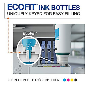 EPSON T522 EcoTank Ink Ultra-high Capacity Bottle Black (T522120-S) for select Epson EcoTank Printers