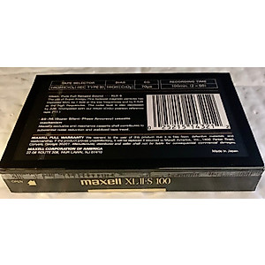 Maxell High Bias XLII-S 100 Minute Audio Cassette
