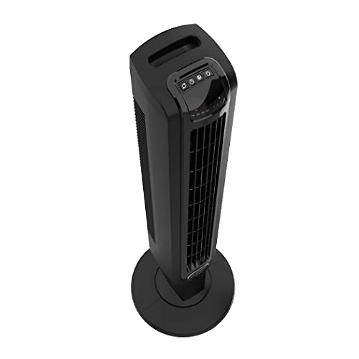 Lasko Oscillating Tower Fan, Remote Control, Timer, Dark Mode, 4 Speeds, for Bedroom, Living Room, and Office, 36”, Black, T36511, Large