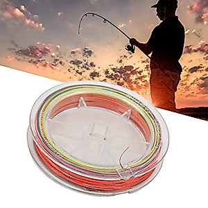 Fishing Line, High Strength PE Fishing Wire Strong Water Cutting Standard Line Diameter Long Service Life Soft for Fishing(2.5)