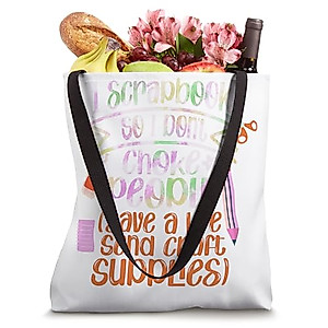 Scrapbook Save a life send craft supplies Scrapbooking Tote Bag