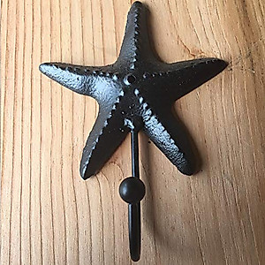 CfoPiryx Wall Hooks Heavy Duty,Decorative Cast Iron Whale Tail Nautical Wall Coat Hook Utility Hanging Hook Clothes Store Display Hook