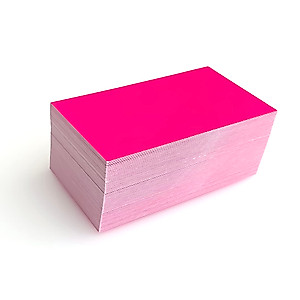 RXBC2011 Thank you for the support card Appreciation Notes Thanks card Package Insert for online business pack of 100 Letter print Hot pink