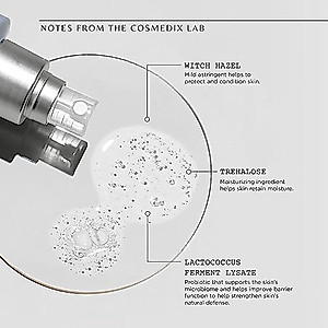 COSMEDIX Mystic Hydrating Treatment, Oil-Free Hydrating Spray, Soothes & Conditions Dry Skin, Oily, Sensitive & Blemish-Prone Skin, Cruelty Free