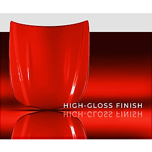 VViViD+ Ultra Gloss Racing Red Vinyl Car Wrap Premium Paint Replacement Film Roll with Nano Air Release Technology, Stretchable Protective Cap Liner, Self Adhesive (1.5ft x 5ft)