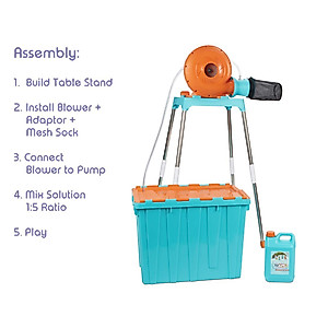 Little Tikes FOAMO Foam Machine is an Easy-to-Assemble Foam Making Toy Perfect for Birthdays, Celebrations or Any Day You Want an Awesome Foam Party