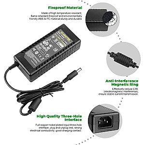 LeTaoXing 5V 5A Power Supply Adapter 5 Volt 5 Amp 25W AC 100V~240V to DC Converter Transformer LED Driver with 5.5x2.5mm DC Tip for WS2812B WS2813 LED Pixel Strip Raspberry Pi Arduino