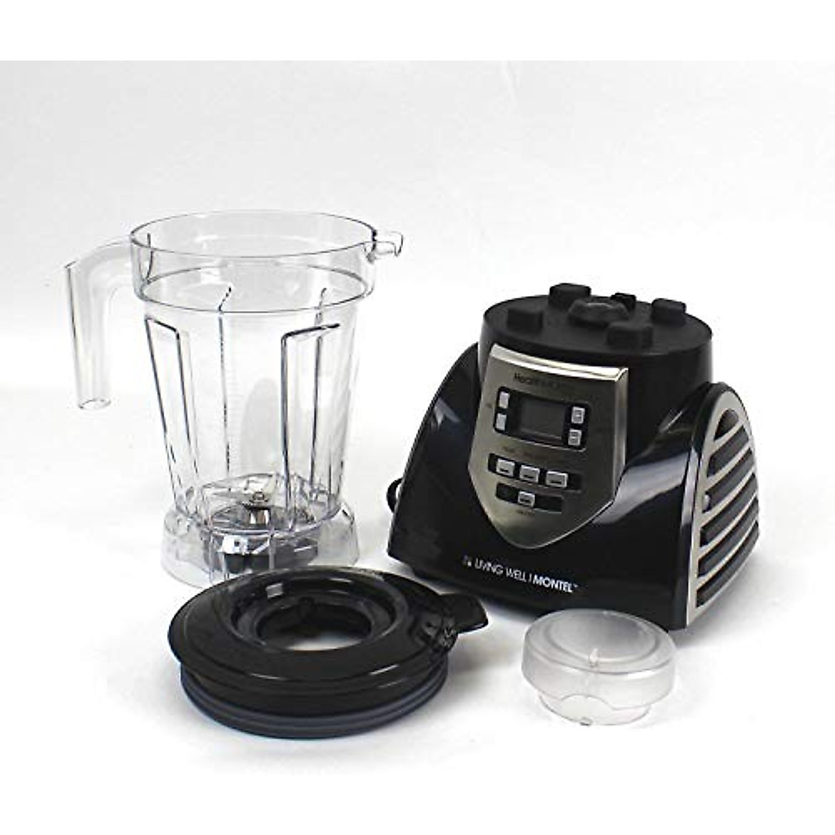 Healthmaster Elite JLA-8 Professional Countertop Blender, Emulsifier 1200-Watt with 60-oz BPA Free Jar Stainless Steel Blades for Frozen Drinks, Smoothies, Sauces & More, Black