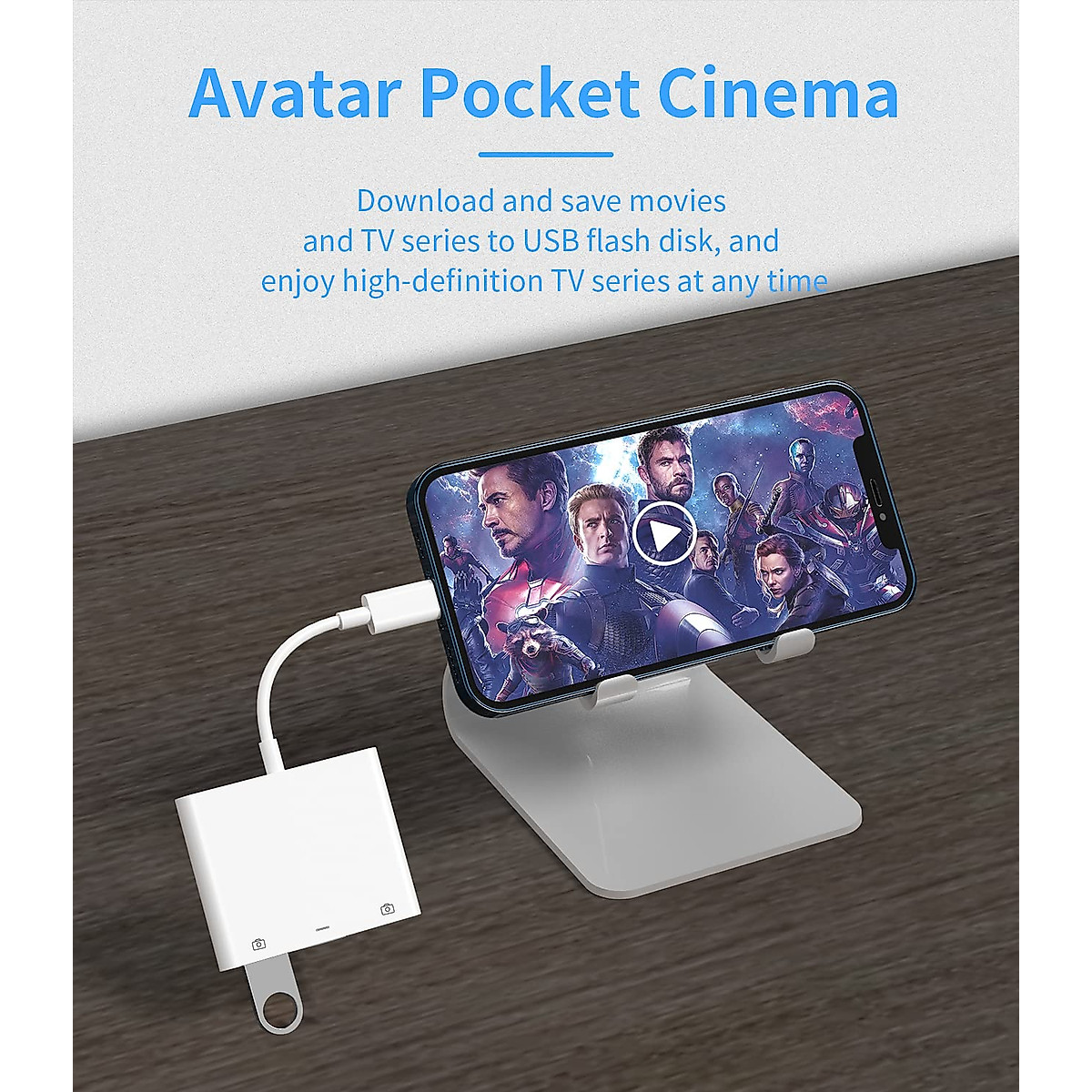 Apple Certified Lightning Male to USB Female Adapter OTG and Charger Cable for iPhone 11 12 Mini max pro xs xr x se 7 8plus Ipad air A Camera Memory Stick Flash Drive Cord Converter Charging Splitter