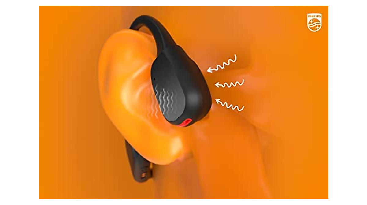 Philips GO A7607 Open-Ear Bone Conduction Headphones – Waterproof ...