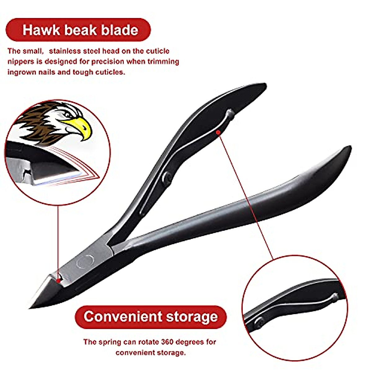 AROPEEN 16Pcs Nail Kit,Manicure Set Professional with PU Leather Case Nail Clipper Set Stainless Steel Pedicure Set,Nail Clippers Scissors for Men/Women