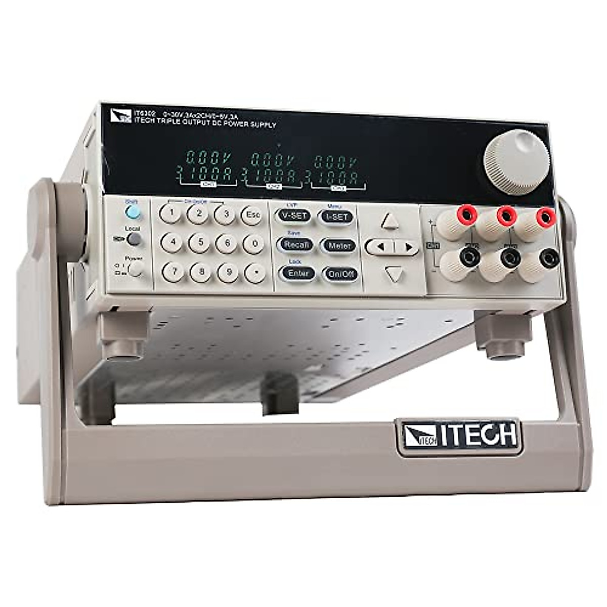 ITECH Triple Output Programmable DC Power Supply 30V/3Ax2, 5V/3Ax1 IT6322A