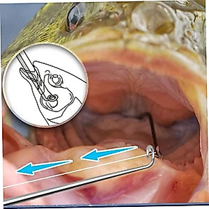 KUYYFDS 3Pcs Portable Fish Hook Remover Powerful Hook Detacher Disgorger Puller Hook Removal Tool with Silicone Handle Fishing Accessories Hook Supplies Fishing Pliers Tools