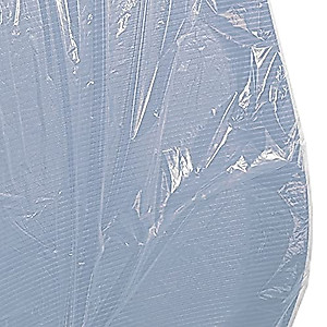 JMU Dental Full Chair Cover, Disposable Clear Plastic Sleeve Protector, 29" x 80", Box of 125