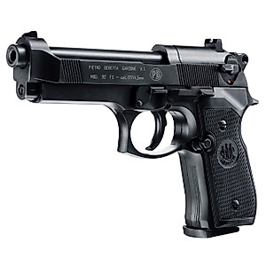 Beretta M 92 FS All Metal .177 Caliber Pellet Gun Air Pistol, Black, One Size