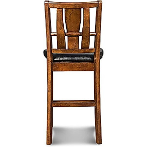 New Classic Furniture Dixon Counter Height Dining Set, Espresso, 5-Piece