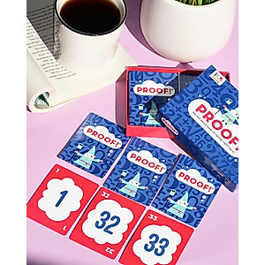 Proof! Math Game - The Fast Paced Game of Mental Math Magic - Teachers’ Choice Award Winning Educational Game, Ages 9+