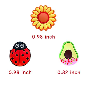 30,50,100Pcs Random Shoe Charms for Clog Decoration, Cute Cartoon Charms Accessories for Gift(100)