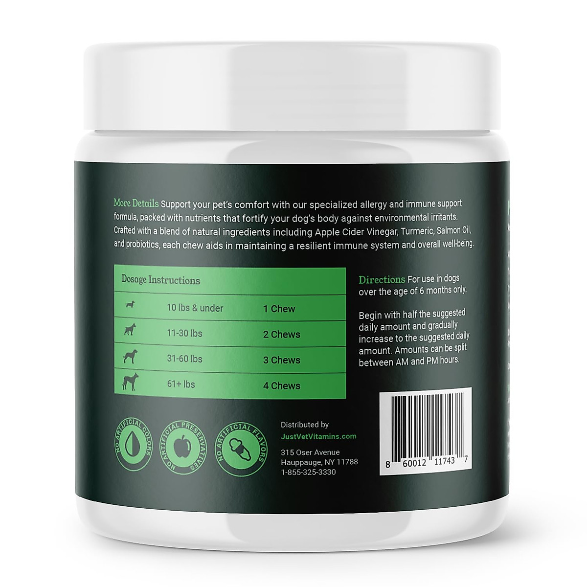 Just Vet Vitamins Allergy & Immune Chews