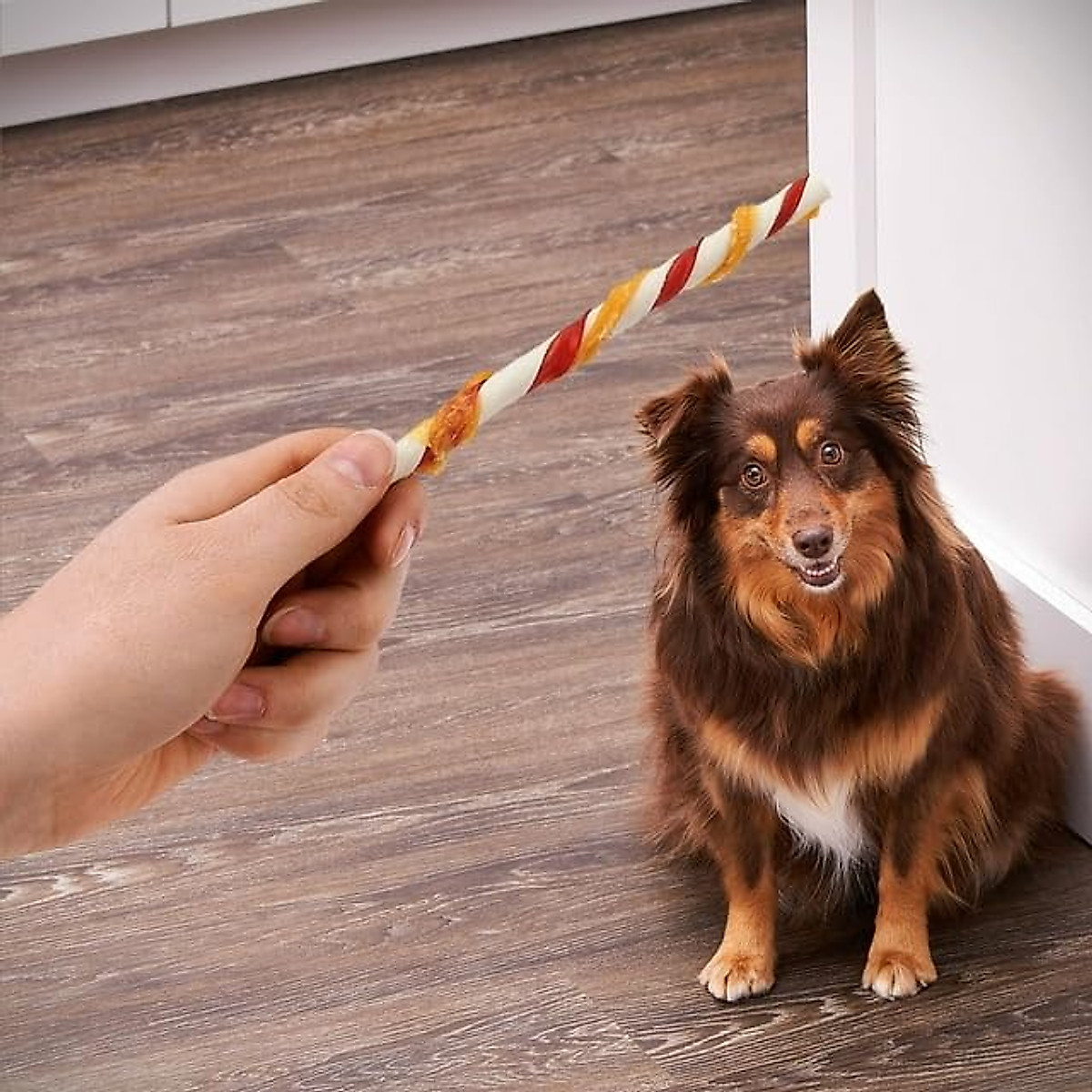 Ol's Roys Beefhide Twist Sticks with Chicken for Dogs, Irresistible Chews Natural & Non-Toxic 23.6 oz, 100 Count